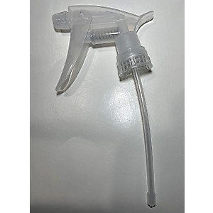 EZPRO USA Empty Plastic Spray Bottles 8 oz, Water Spray Bottle, Plant Mister, Adjustable Nozzle Spray for Hair Mist, Clear, Pack of 4