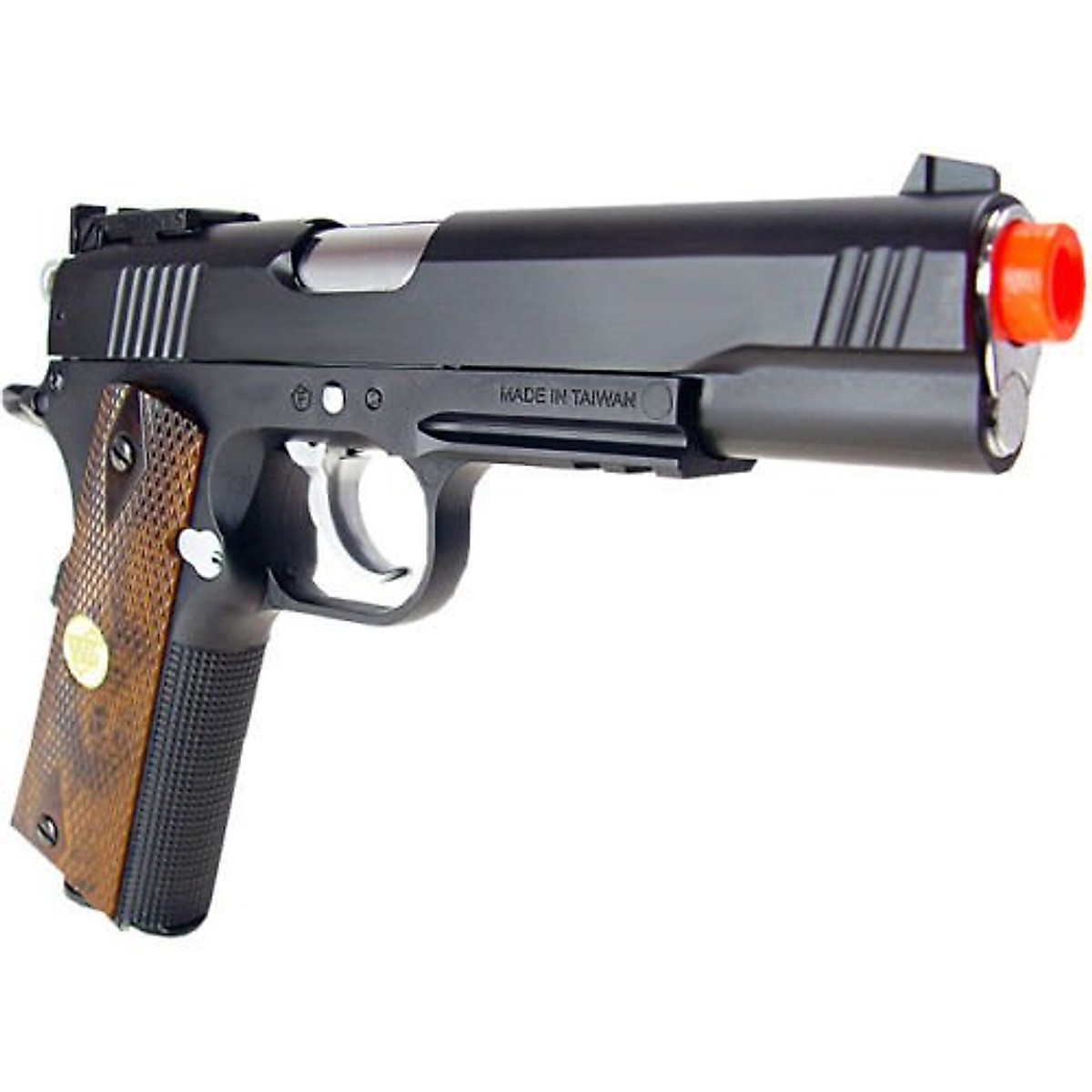 500 fps new full metal wg airsoft m 1911 gas co2 hand gun pistol w/ 6mm bb bbs(Airsoft Gun)