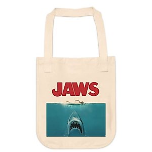 Jaws Swim Shark Tote bag for Women And Men Graphic Shoulder Bags Casual Cloth Purses and Aesthetic Handbags
