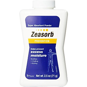 Zeasorb Super Absorbent Powder 2.50oz (Pack of 5)