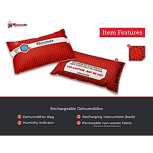 Hornady Reusable Dehumidifier Bag 450G, 95908 - Portable, Easy to Use Moisture Absorbers for Gun Safes & Cabinets - Prevent Moisture Damage for Gun Safe Accessories, Firearms in Your Gun Vault