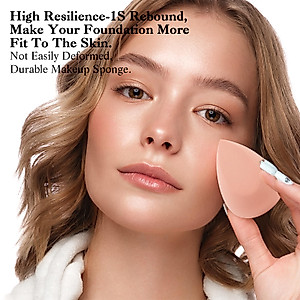 Makeup Sponge Set Blender, Beauty Sponge with Holder Makeup Blender Flawless for Foundation, Liquid,Facial Makeup Tools Beauty Gift Set