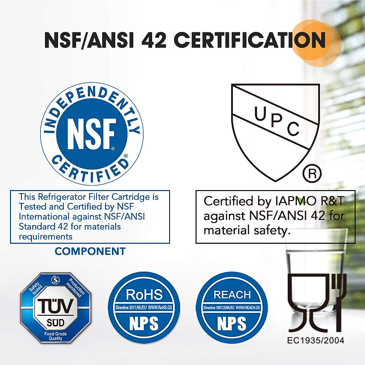 1 Micron 2.5" x 10" Whole House CTO Carbon Water Filter Cartridge Replacement for Countertop Water Filter System, Dupont WFPFC8002, WFPFC9001, FXWTC, SCWH-5, WHEF-WHWC, WHCF-WHWC, AMZN-SCWH-5, 3Pack