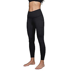 Yogalicious Lux High Waist Side Pocket Ankle Legging - Black - Small