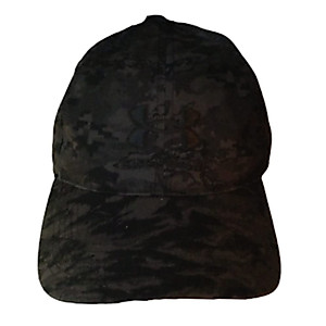 Under Armour Mens Black Camo UA Freedom Fury Adjustable Cap