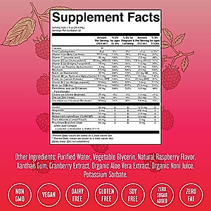 Liquid Morning Multivitamin Raspberry Kids & Probiotic USDA Organic Gummies Bundle by MaryRuth's | Immune Support | Kids Digestive & Gut Health Supplement for Men, Women & Kids