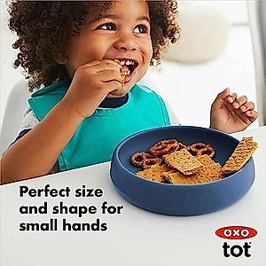 OXO Tot Silicone Plate Navy