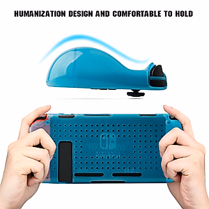 Airmate Switch Carrying Case Compatible with Nintendo Switch/Switch OLED (Blue)