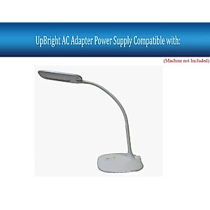 UpBright 13.2V AC/DC Adapter Compatible with OttLite Item PL-0074 PL0074 LED 4.8W DC 13V 0.4A R30809 R301G9 PL-0108 PL0108 4.6W 3.2W DC13.2V 0.28A Ott Lite Desk Lamp Light Power Supply Battery Charger