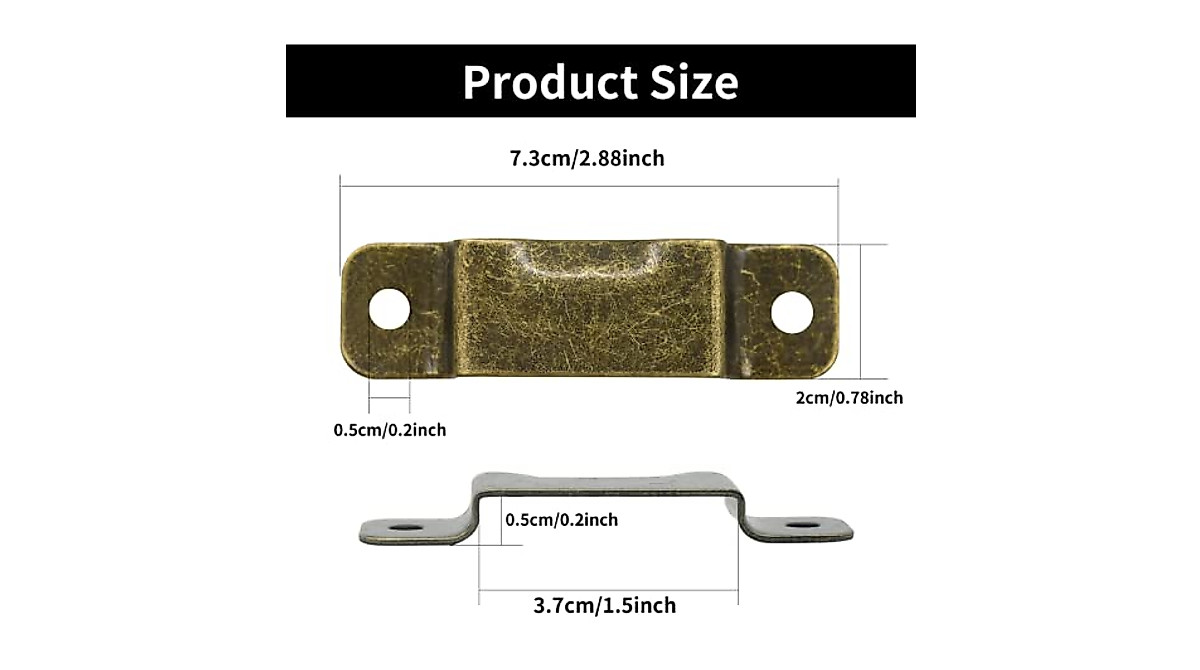 Metal Tape Measure Holder Clip - 6 Pack for Convenience