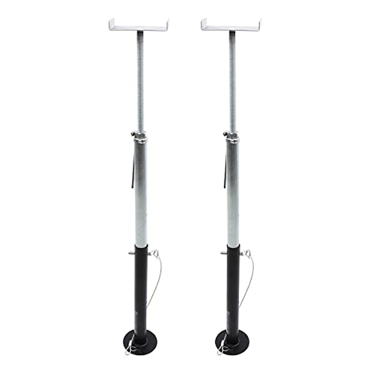 Dumble RV Stabilizer Jacks - 2pk Trailer Stabilizer Jacks Adjusts to 19-47in Tall to Level Your Camper, RV, or Trailer