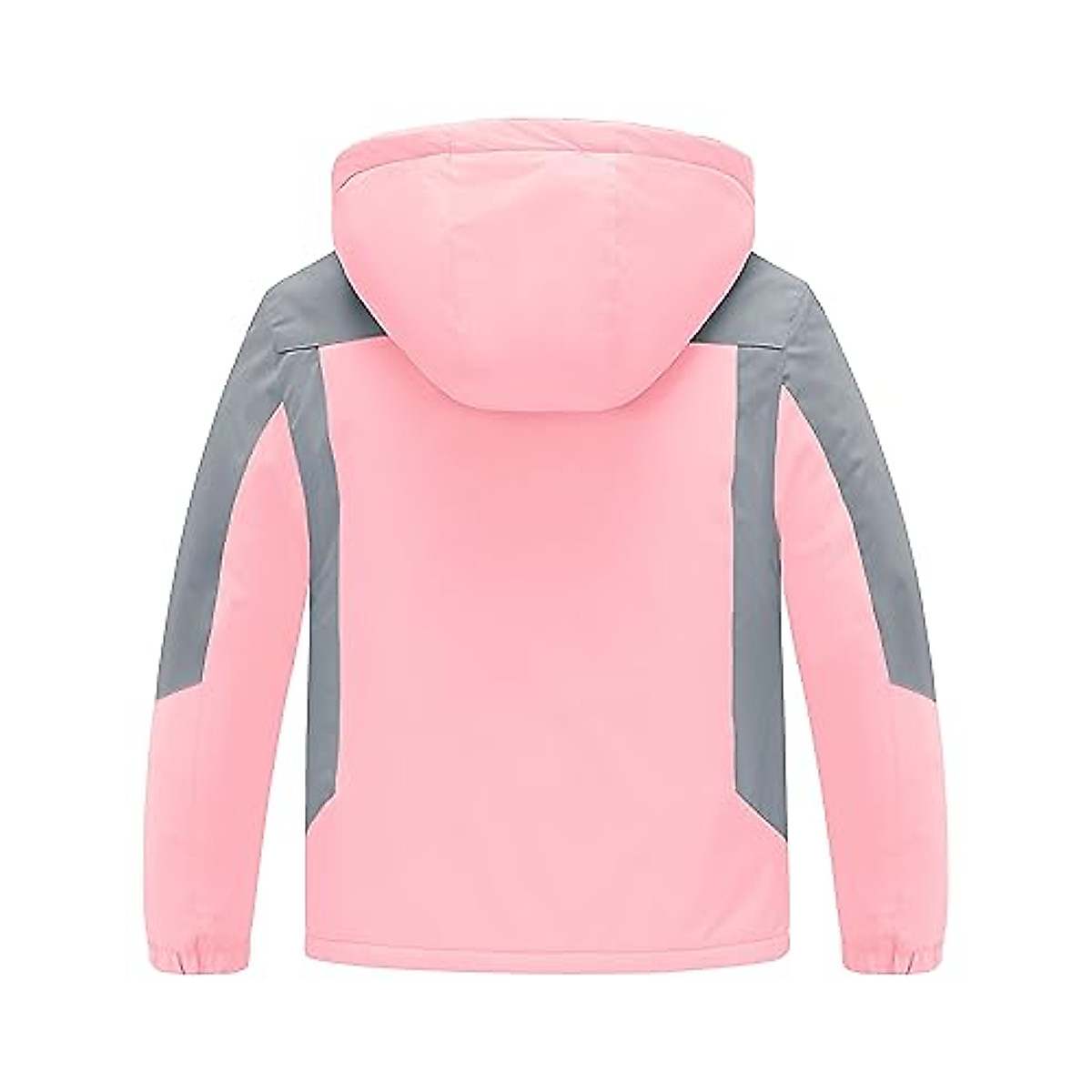 ZSHOW Girls' Ski Jacket Hooded Windproof Breathable Outerwear Warm Winter Coat(Coral Pink,14-16)
