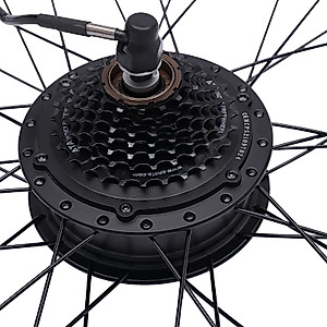 PanDair 24" Electric Bike Conversion Kit,36v 500w Front/Rear Wheel E-Bike Conversion Set,Bicycle Cycling Hub Conversion Dual Mode Controller US Stock (24" Rear Wheel)