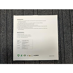 Cratree HDMI Cables 15FT Long - 8K Ultra High Speed HDMI Cable,48Gbps HDMI Braided Cord,8K 60hz,4K 120hz,eARC,HDCP 2.2&2.3 - Compatible for HDTV/PS5/Xbox