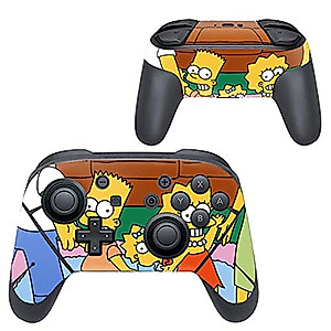 Movies Hero Games Handle Stickers Sexy Girls Decals Paste Cartoon Scratch Resistant Wear Resistant Dticker Film Game Handles Decorate for Switch Pro Controller Accessories - F