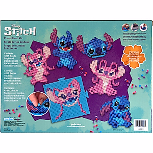 Perler Disney Stitch Kid's Crafts, Pattern Sizes Vary, Multicolor 4429
