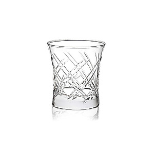 BOHEM'S Drinking Glasses for Water, Juice, Beer, Wine and Cocktails, Set of 6, Clear Tempered Glass Hand Cut Tumblers, Glassware Set for All Occasions (8 oz)