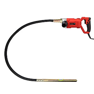 Bizoepro HandHeld Concrete Vibrating Tool, 1600W Electric Concrete Vibrator 6.6ft Shaft Rod 2HP Portable Pencil Cement Remove Air Bubble and Mix Concrete