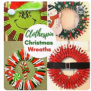 2" Pink Wooden Clothes Pins DIY Photo Garland Baby Shower Bag Clips Decorative Clothespins with Jute Twine Pack 50