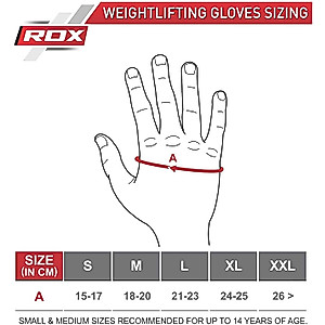 RDX Weight Lifting Gloves for Gym Workout, Long Wrist Support Strap with Padded Palm Protection, Great Grip for Powerlifting, Men Women Strength Training, Fitness Bodybuilding, Weightlifting Exercise