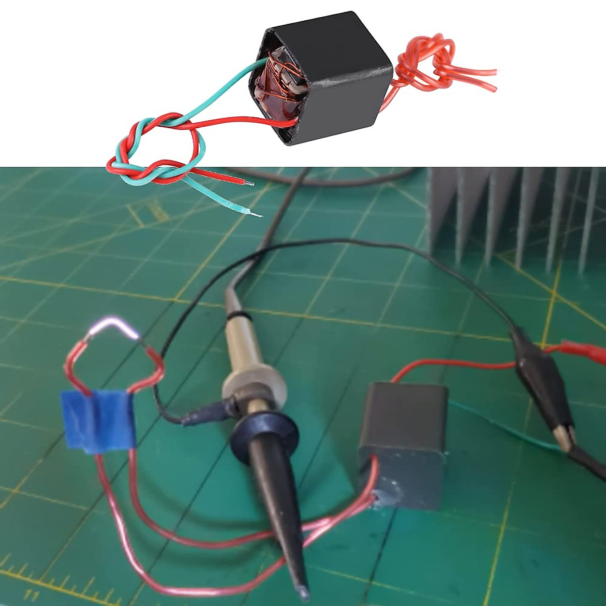 Miniature DC 3.6~6V to 20KV High Voltage Transformer Boost Step up Inverter, Arc Pulse Generator, Power Module, Black