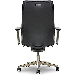 La-Z-Boy Baylor Modern Executive Office Chair, Adjustable Ergonomic Lumbar Support, Black
