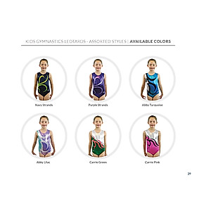 Obersee - O3GL041CXXS - Girl's Girls Gymnastics Leotard - Abby Turquoise | Child (2-3 Years)