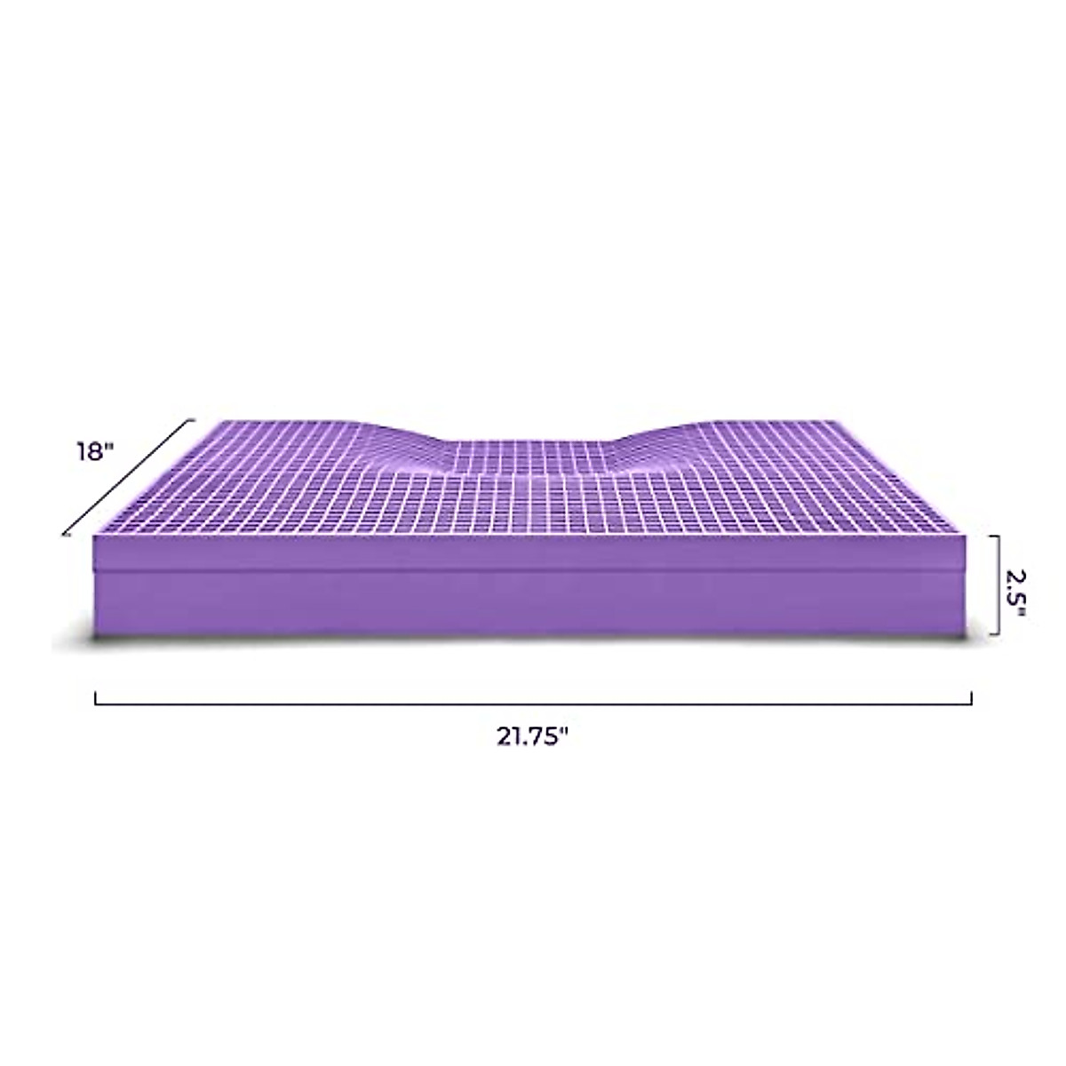 Purple Ultimate Seat Cushion | Pressure Reducing Grid Designed for Ultimate Comfort | Designed for Gaming | Made in The USA