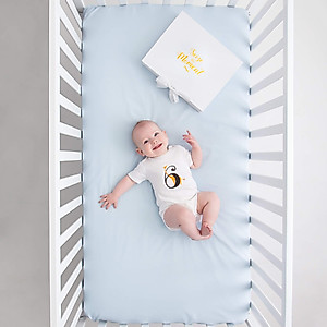 JumpOff Jo - Seize The Moment Baby Milestone Onesies, 1 Through 12 Bodysuit Set With Numbers, Newborn Essentials (Giraffe)