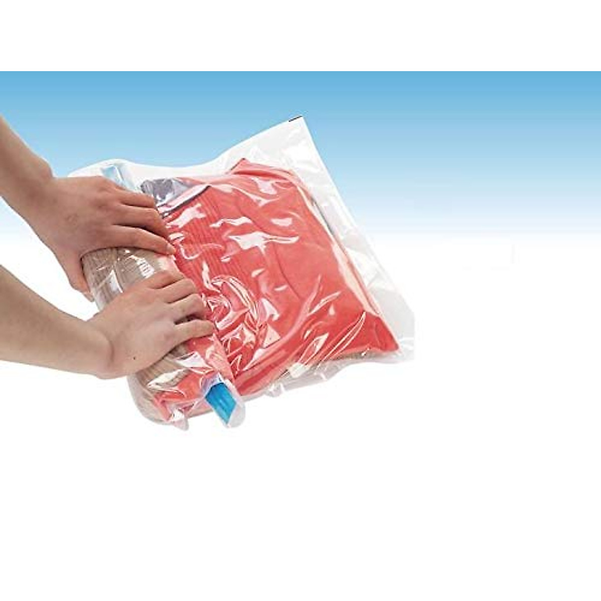 8 PACKs Roll Up Travel Storage Bags Space Saver On Sales