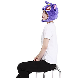 SAZAC Kigurumi Hat - Sailor Moon Luna - Cozy Costume Beanie Cap - Adult Size