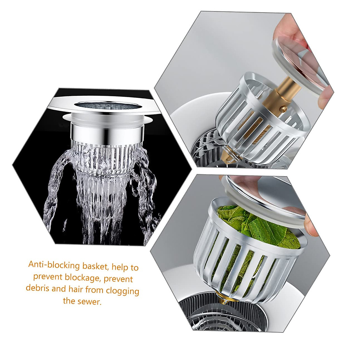 4pcs Kitchen Sink Stopper Sink Drain Filter Bathroom Sink Stoppers Sink Drain Stopper Bathtub Sink Stopper Bathroom Drain Stopper Bathtub Stopper Washbasin Plug Bathtub Drain Plug