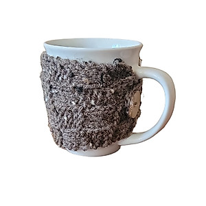 Coffee tea Mug Cozy gift box with 3 units, knitted mug cover, coffee mug sleeve, mug accesory