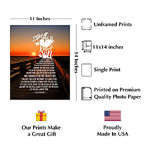 Sittin' On The Dock Of The Bay - Otis Redding Music Decor Wall Art, This Wall Decor Music Poster is A Great Print For Music Room, Office Decor, Home Decor, or Room Decor Aesthetic, Unframed - 11x14