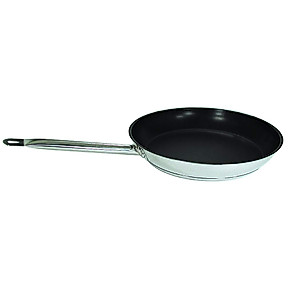 Update International (SFC-11) 11" Induction Ready Excalibur-Coated Stainless Steel Fry Pan