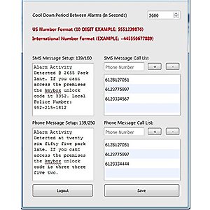 IP Auto Alarm Dialer: Calls your Cell Phone using your Router