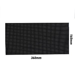 P4 Waterproof Flexible LED Matrix Panel, LED Display Module for RGB Full Color LED Display Screen, 256x128mm, 1/16 Scan, Total 2048 Dots, Perfect Solution for Outdoor Advertising Use
