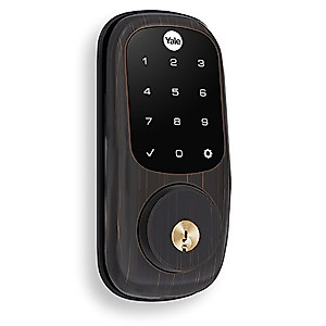 Yale Touchscreen Deadbolt with Z-Wave in Oil Rubbed Bronze