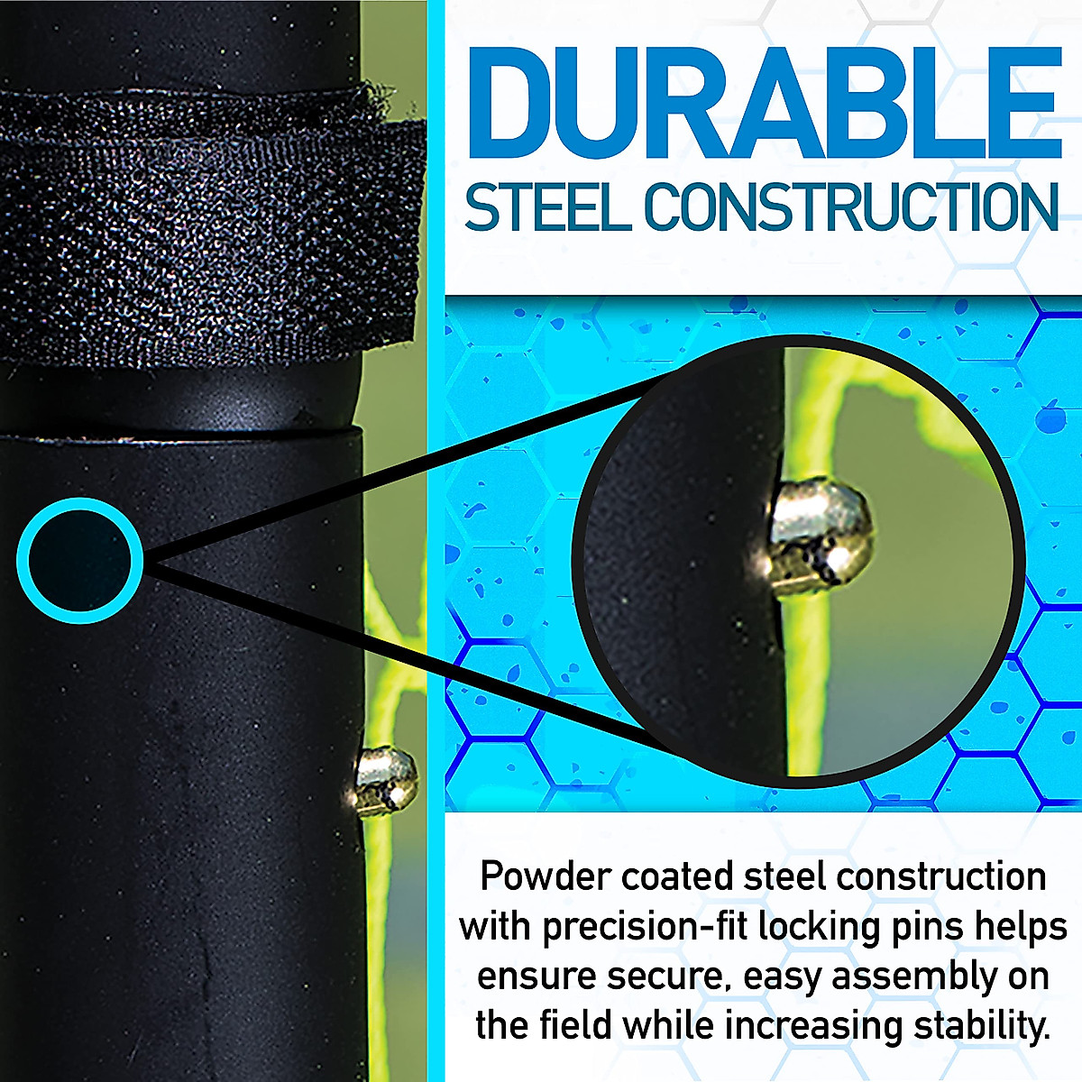 Franklin Sports Soccer Rebound Net - Training Soccer Net - Perfect for Backyard Soccer Practice - Portable 6'x4' Net with Steel Frame - Black