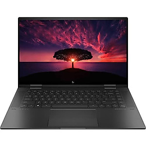 HP Envy x360 2-in-1 Convertible Business Laptop, 15.6” FHD Touchscreen, AMD Ryzen 7 5825U Up to 4.5GHz, Windows 11 Pro, 16GB RAM, 512GB SSD, WiFi 6, Backlit Keyboard, Fingerprint Reader, Durlyfish