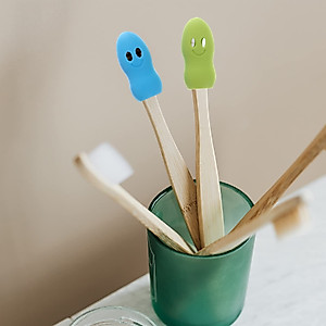 DOITOOL 4Pcs Silicone Toothbrush Head Cover Travel Toothbrush Head Cover Case for Outdoor Camping Travel Home