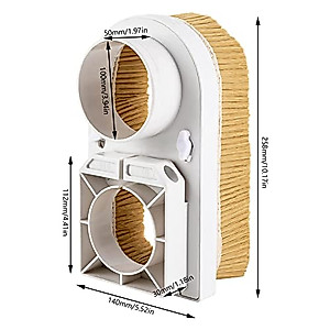 YIYIBYUS Dust Cover,80mm Spindle Dust Shoe Boot Collector For CNC Router Engraving Milling Machine