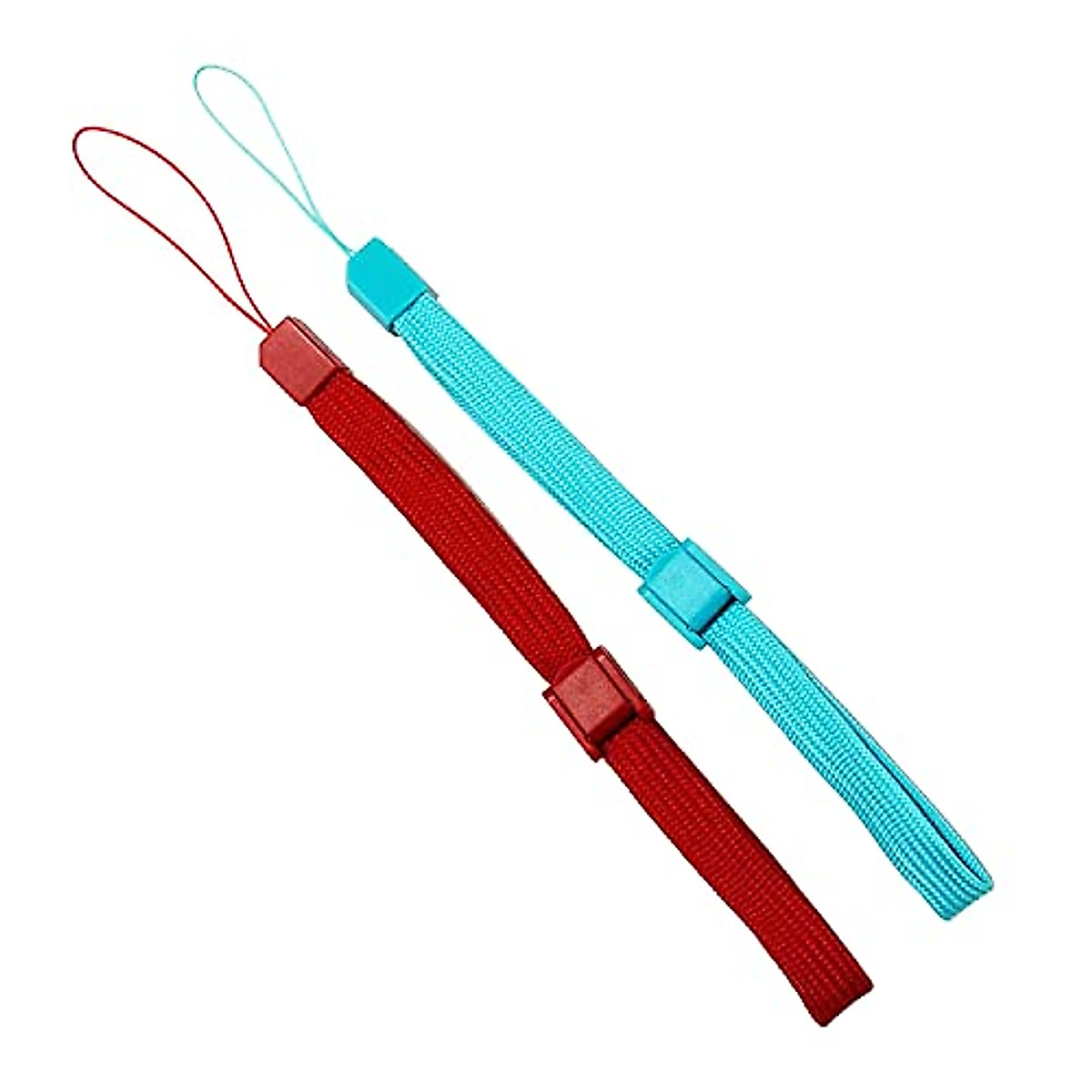 Jadebones 2X Silicone Skin Case Cover with Wrist Strap for Wii Remote Controller (Red+Blue)