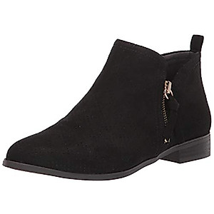 Dr. Scholl's Shoes Women's Rate Zip Ankle Boot, Black, 9 US