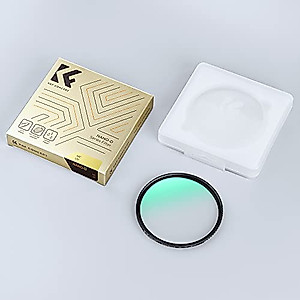 K&F Concept 62mm MC UV Protection Lens Filter Ultra-Slim 24-Layer Multi-Coated Waterproof UV Filter for Camera Lens (D Series)