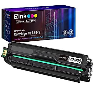 E-Z Ink (TM Compatible Toner Cartridge Replacement for Samsung 504 504S CLT-K504S CLT-504S for SL-C1860FW SL-C1810W C1860 CLP-415NW Printer Tray (1 Black)