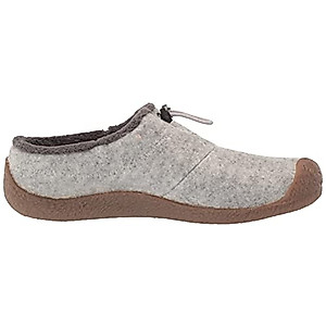 KEEN Women's Howser 3 Slide Comfy Durable Slippers, Light Gray Wool/Vapor, 7