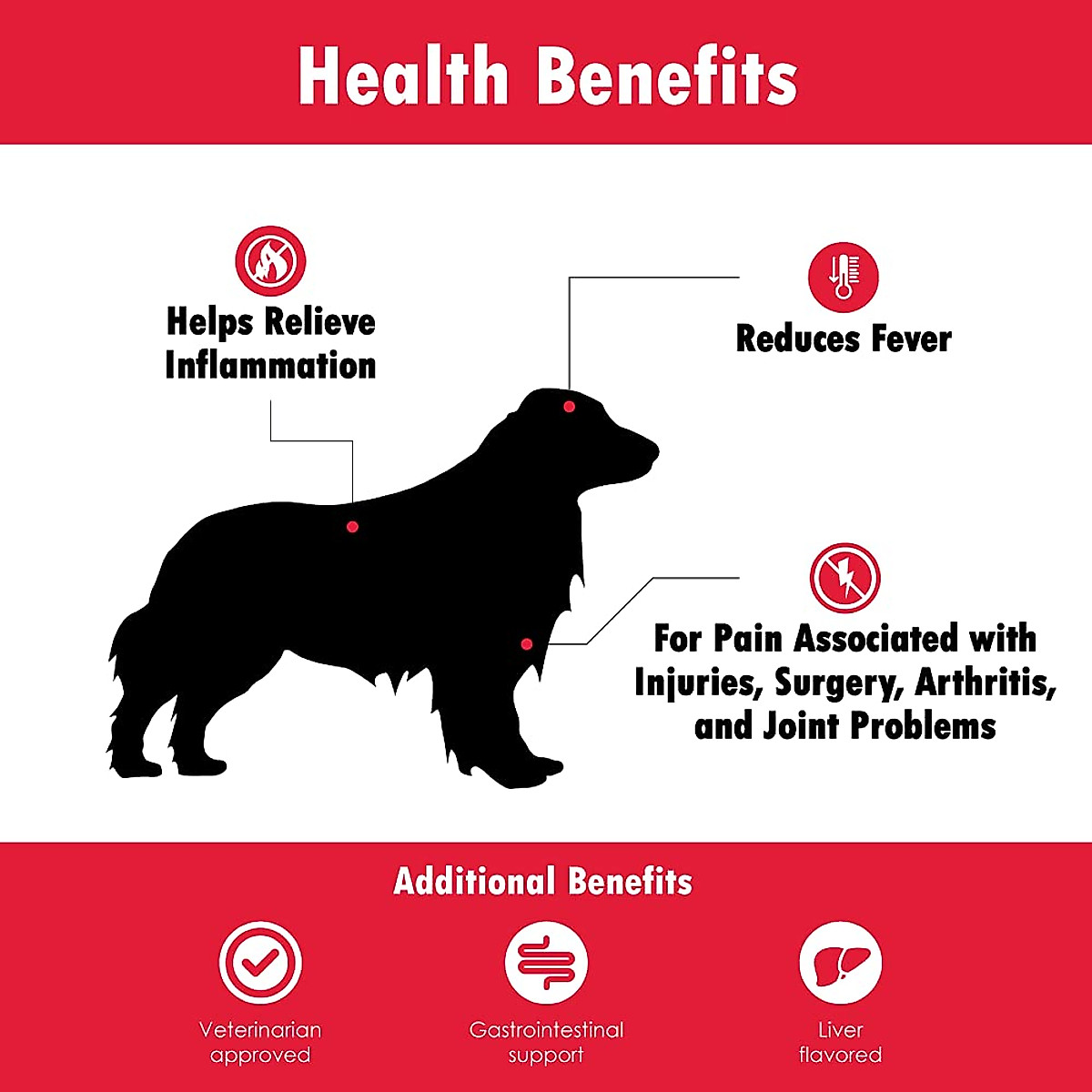 HealthyPets ARTHRIN325T Arthrin Canine Aspirin 300 mg for Larger Dogs - Prevent Gastrointestinal Upset - Joint Support Supplement - Liver Flavored - 100 Chewable Tablets