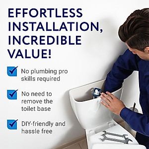 5-Pack of Kohler -Compatible Canister Flush Valve Seal Replacements for Toilets (Equivalent to K-GP1059291) - Replacement Parts for GP1049291 Tank Canister Gasket Kit - by IMPRESA