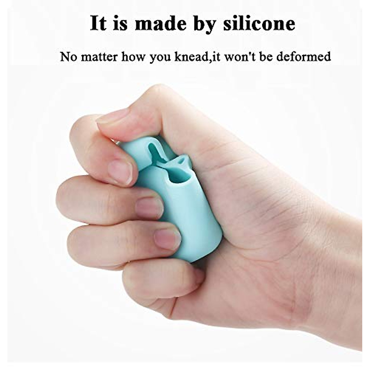 NeotrixQI AirPods Case, Silicone Protective Cover Compatible with Apple AirPods 1/2 Shock Resistant Waterproof AirPods Cover with Carabiner Anti-Lost Strap Front LED Indicator Visible(Black)